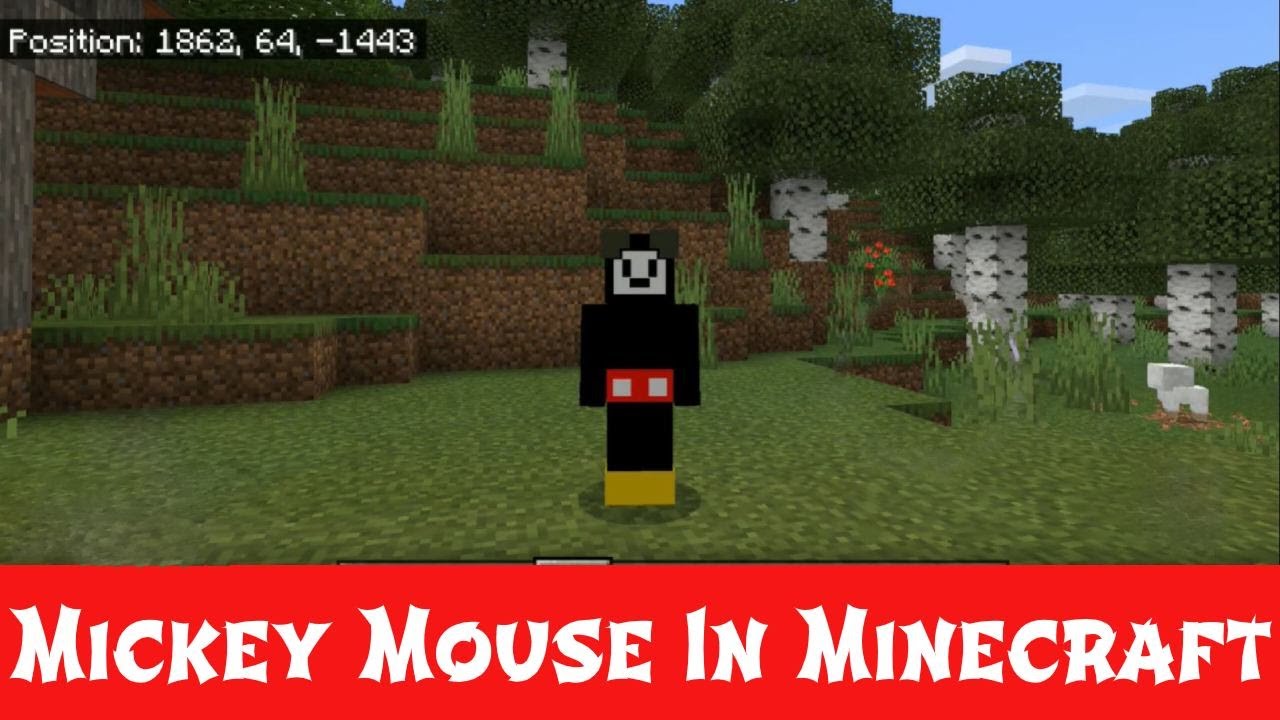 What If Mickey mouse landed to minecraft world | The Desider - YouTube