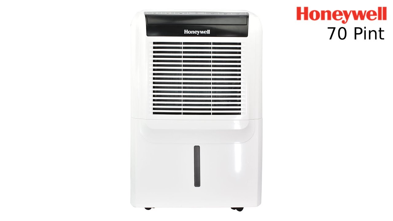 Honeywell 70 Pint Portable Dehumidifier (DH70WKN) - YouTube