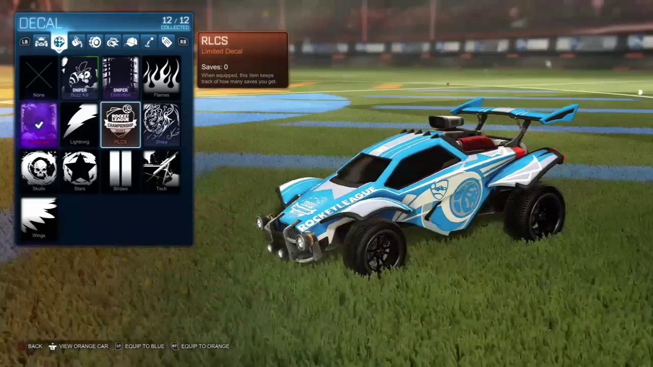 FINELY! RLCS LIMETED! OCTANE DECAL! - YouTube