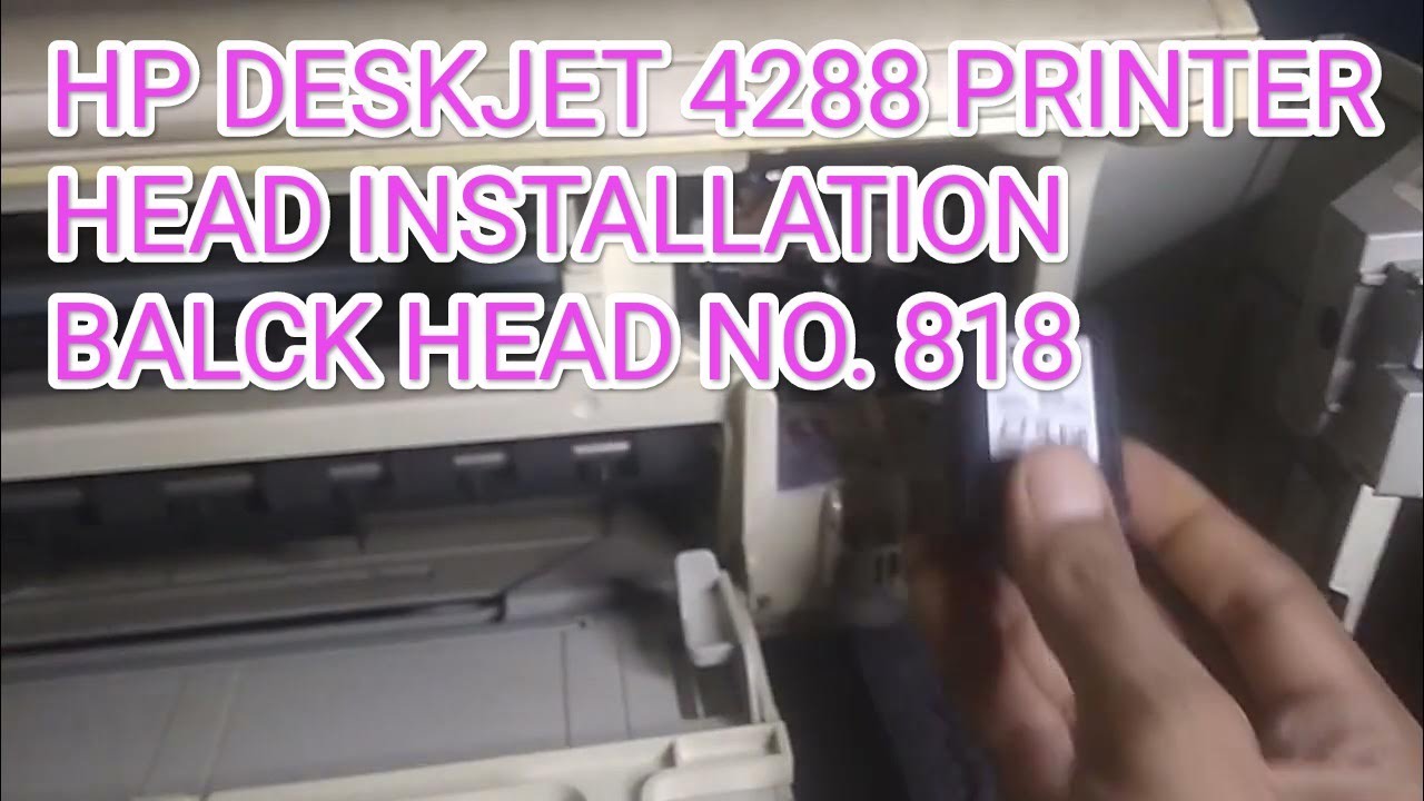 hp deskjet 4288 all in one printer head installation #shorts - YouTube