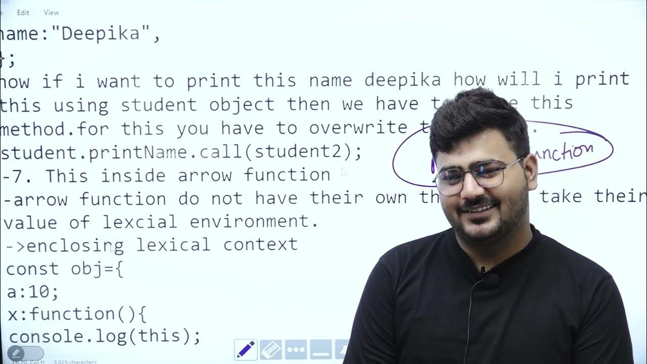 This keyword in javascript by Ram Mohan Dixit - YouTube