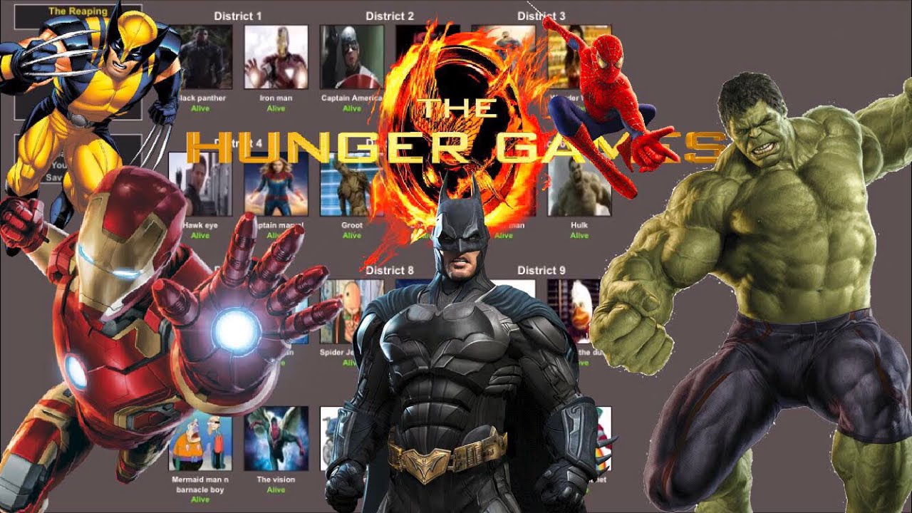 Hunger Games Simulator [SUPERHERO EDITION] - YouTube