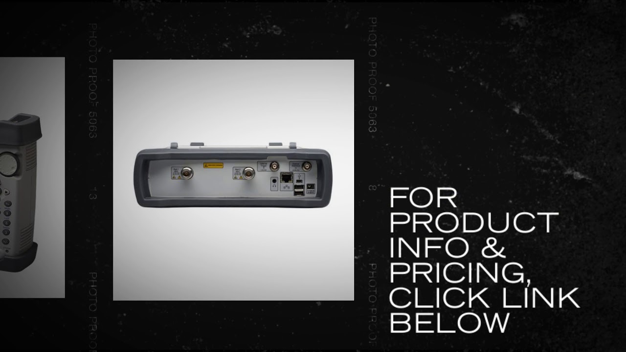 Anritsu Site Master S820E Cable & Antenna Analyzer w/ Opt 70 - YouTube