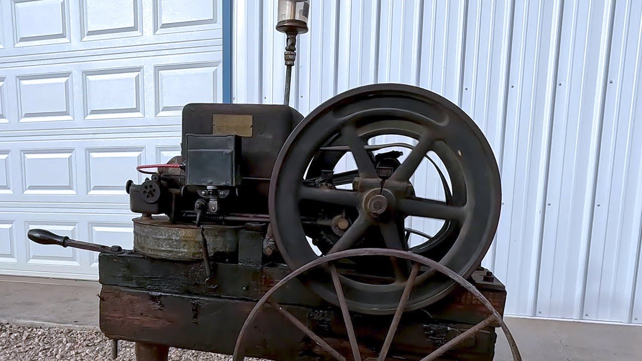 Witte 3 hp hit & miss engine "Jenny" with a Wico EK HOT magneto after a ...