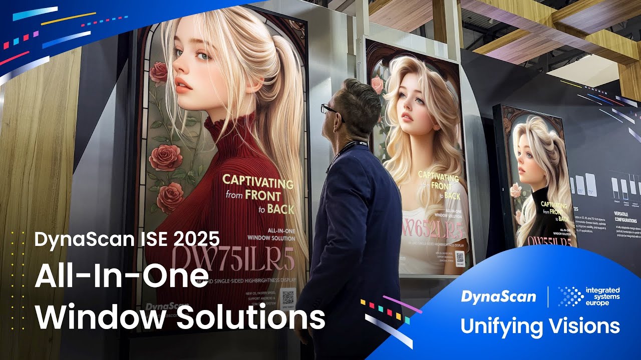 DynaScan introduces its latest all-in-one window display solutions at ...