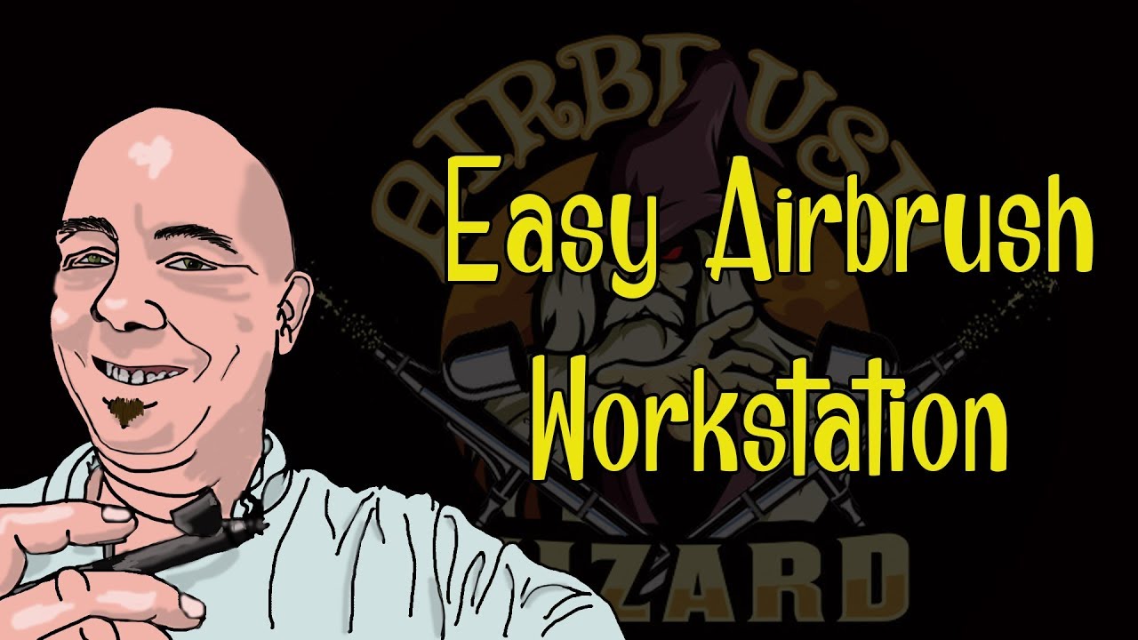 How I Set Up My Airbrush Workstation - YouTube
