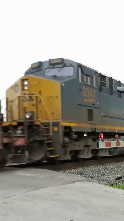 DPU on CSX Q161 Intermodal Double-Stack Train from Bascom Ohio September 2, 2020 #csx #train # ...