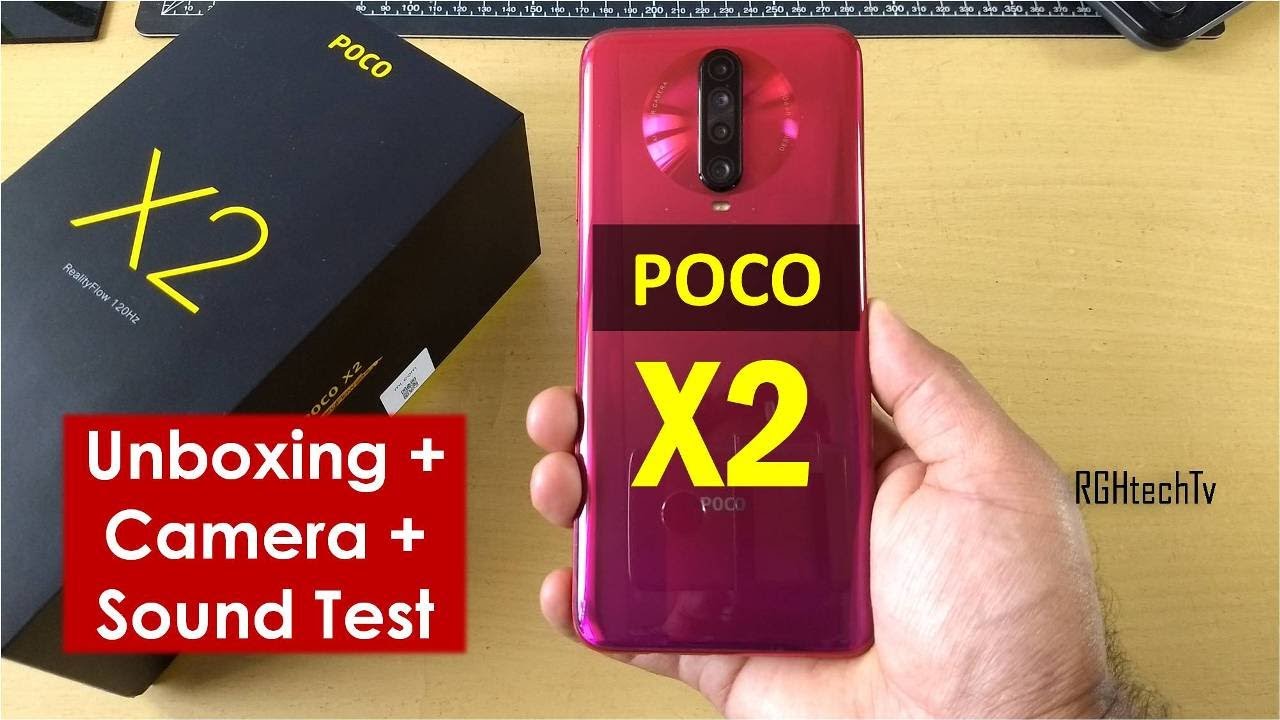Poco X2 Unboxing + Camera + Sound Test + Power packed Information - YouTube