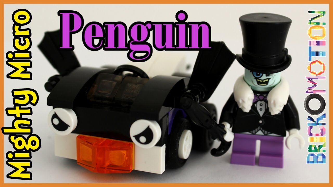 Penguin's Penguin car - custom LEGO Mighty Micro - YouTube
