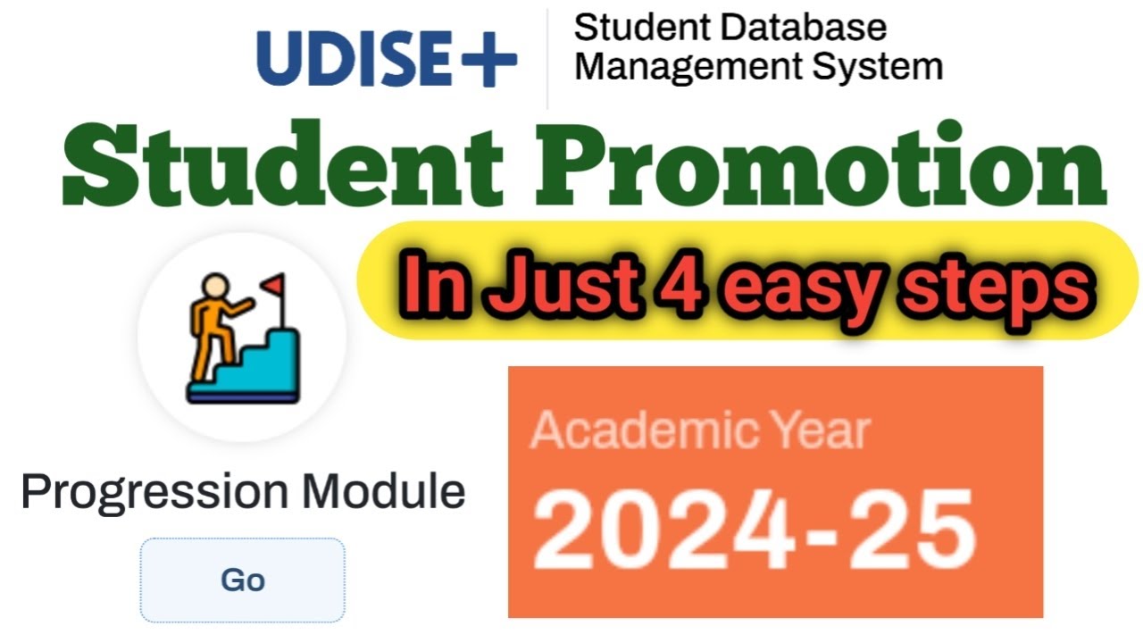 Step-by-Step Guide: Promoting Students in 2024-25 UDISE Plus - YouTube