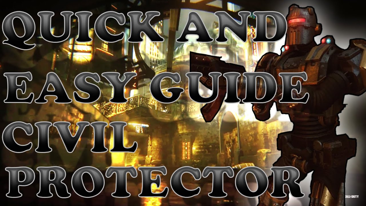 How to get the CIVIL PROTECTOR in Shadows of Evil on Black Ops 3 in ...