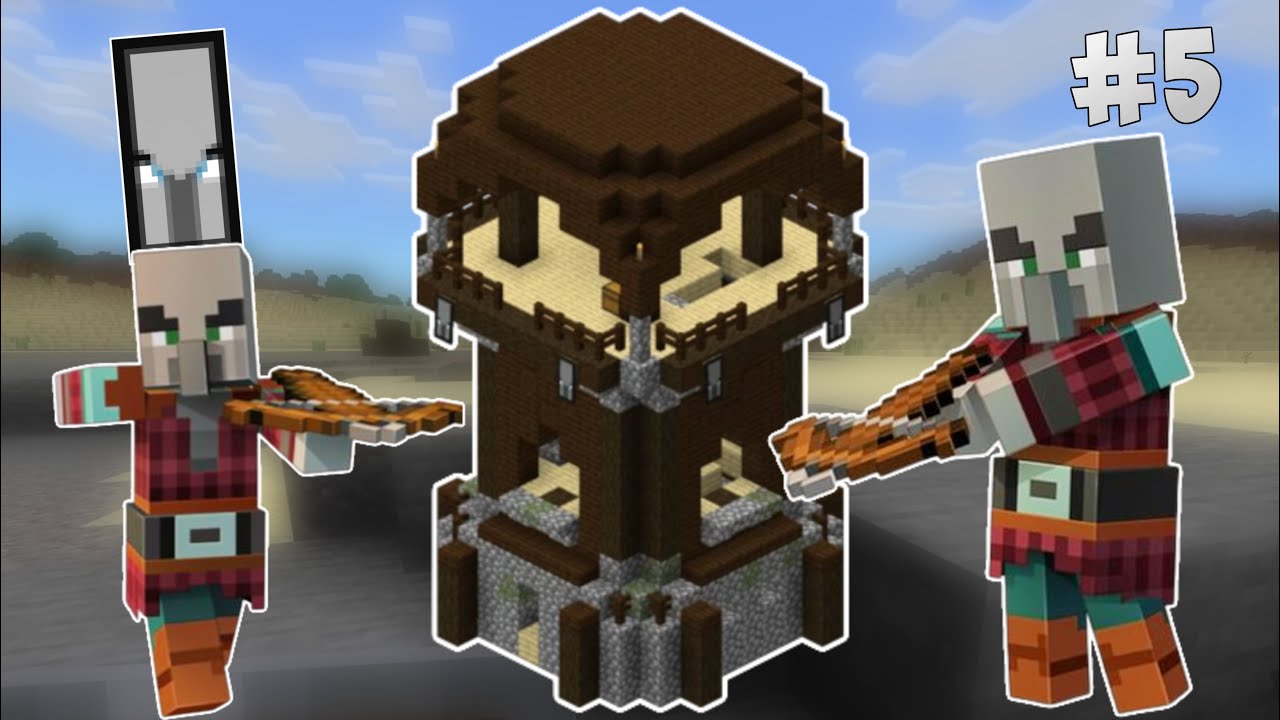 Minecraft Attacking A Pillager Outpost (Ep 5) - YouTube