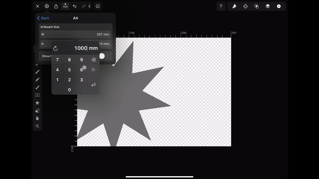 Vectornator How To Resize Canvas millimeters YouTube Vectornator How To Resize Canvas millimeters YouTube