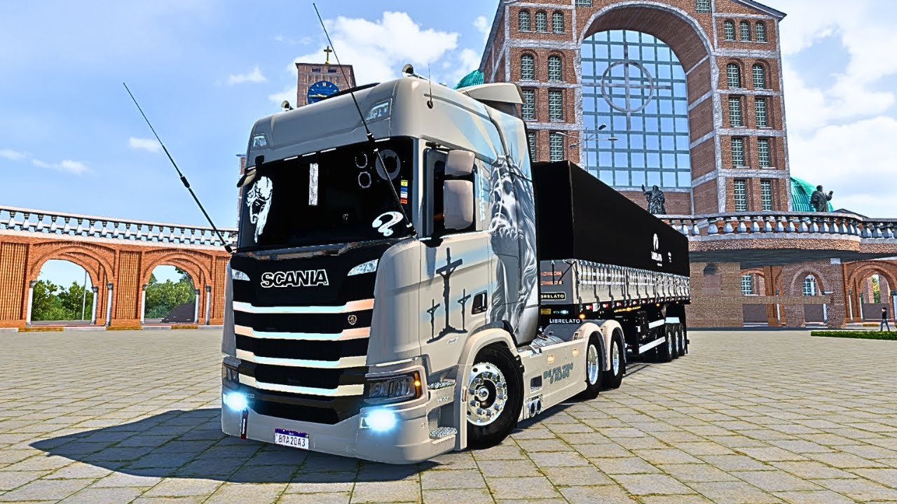 ETS2 Um Frete Em Aparecida SP Com Um Conjunto Muito Especial - YouTube