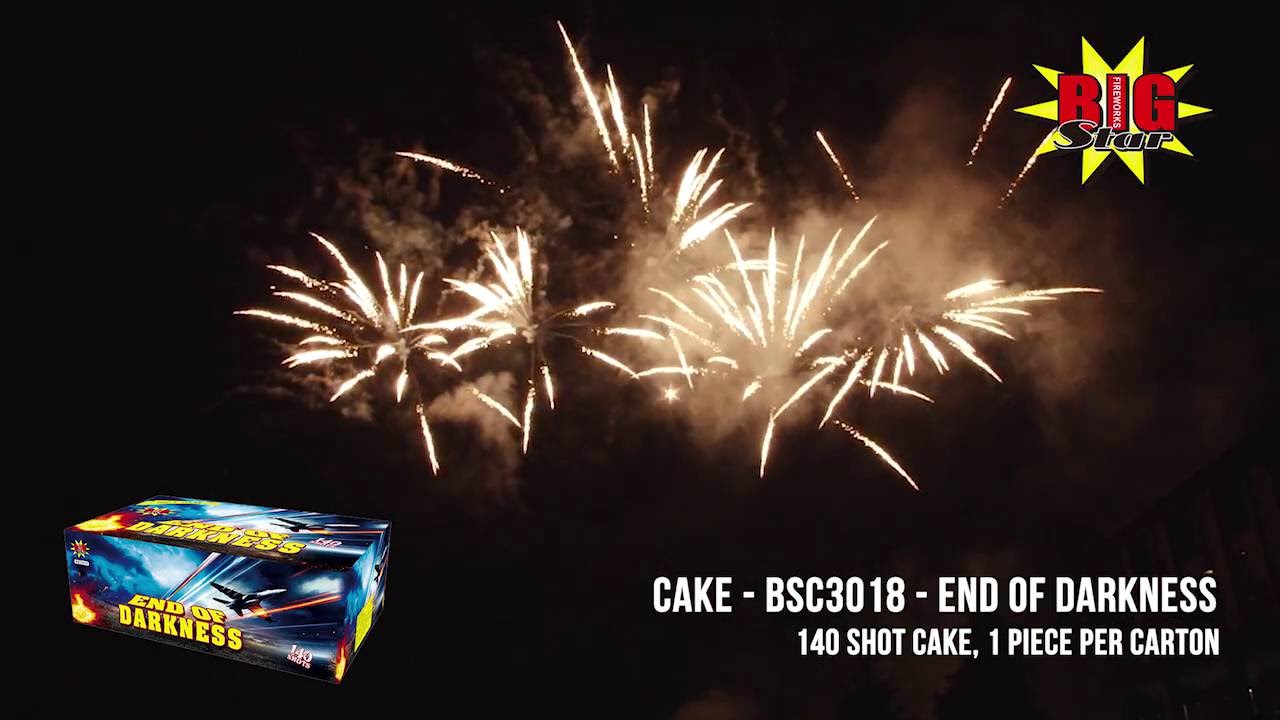 Big Star Fireworks - Cake - BSC3018 - End Of Darkness - YouTube