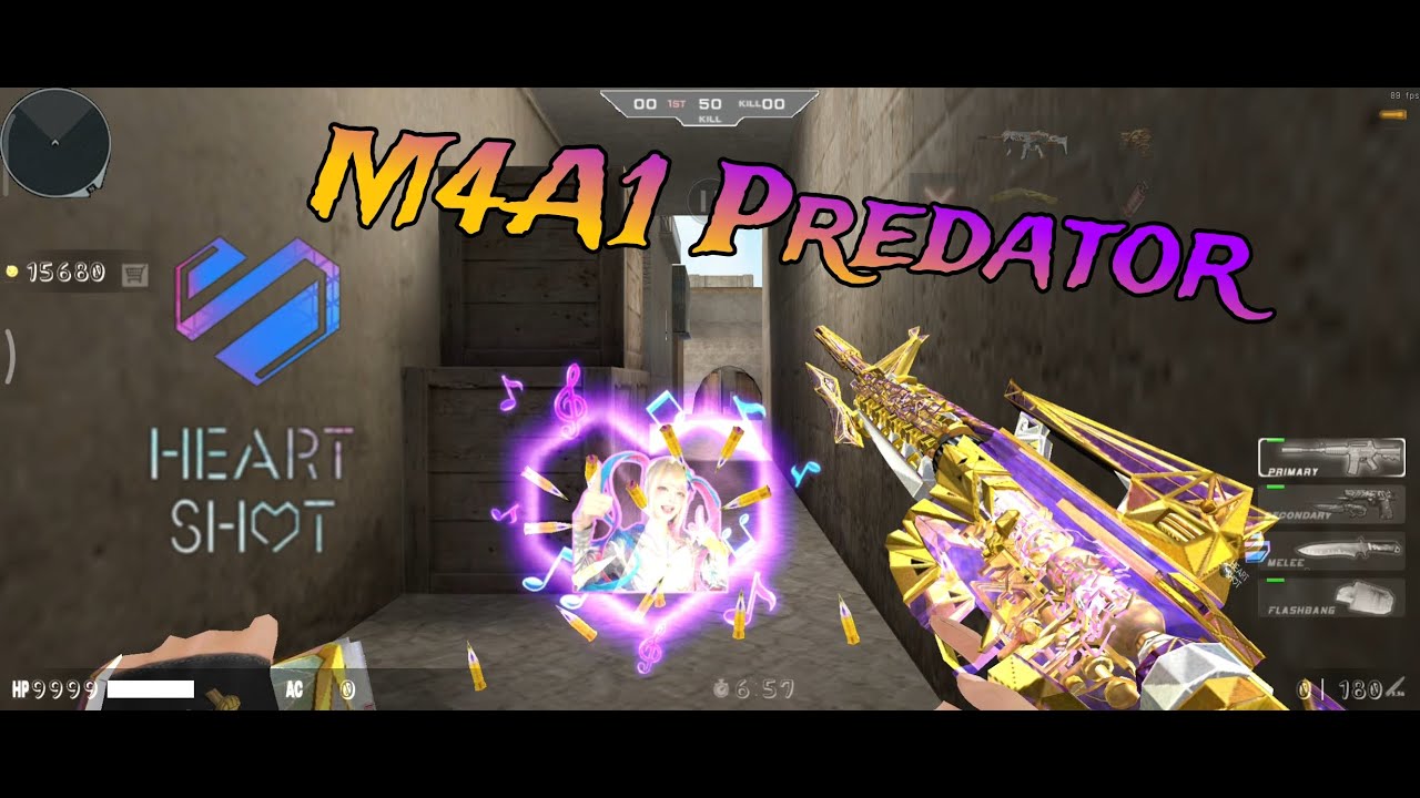 CF OFFLINE Android | M4A1 Predator Heart Shot - CF Noble/CSMOE - YouTube