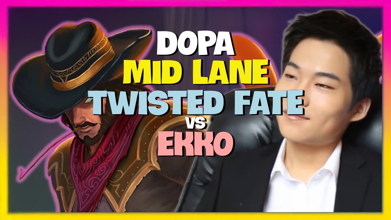Dopa's Challenger Twisted Fate: Perfect Mid Lane Strategy & Roaming ...