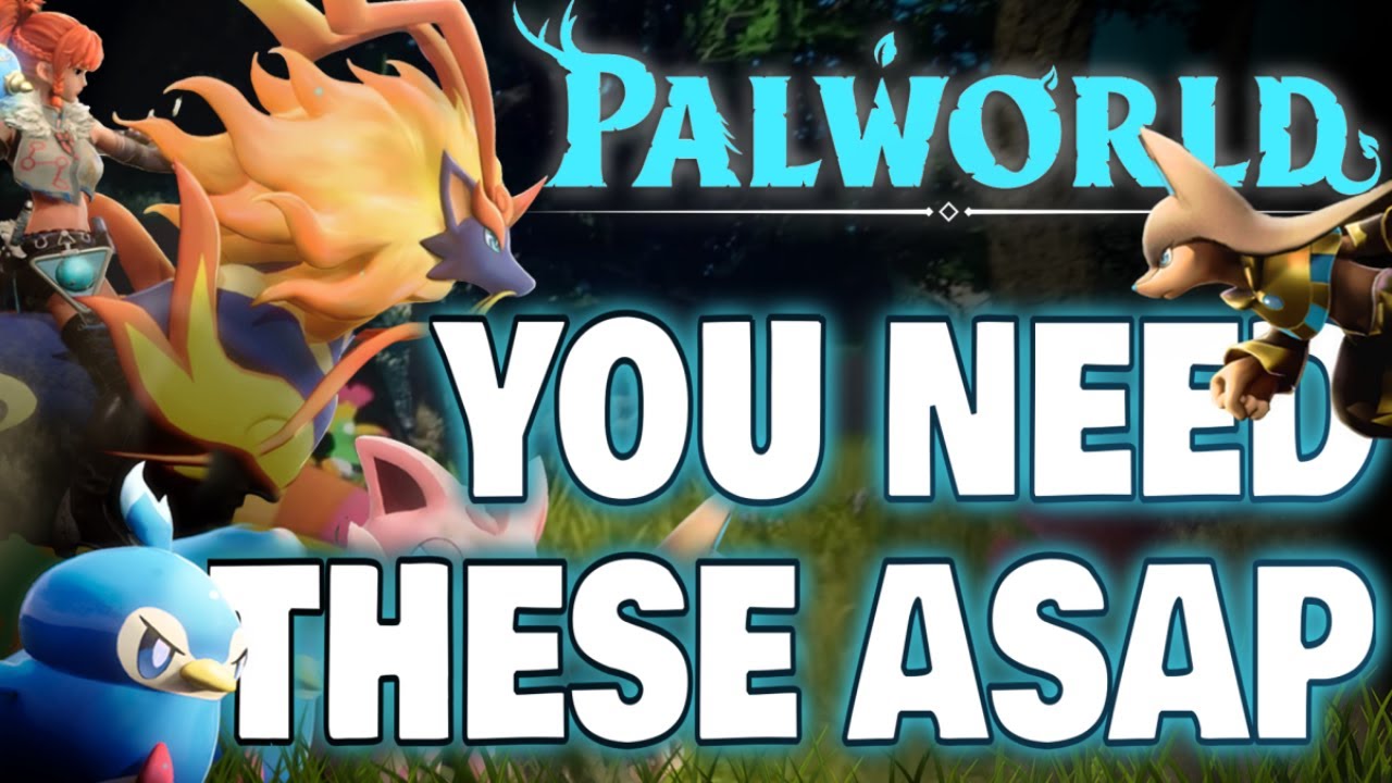 Pals you NEED to get first! Palworld Beginners Guide!! - YouTube
