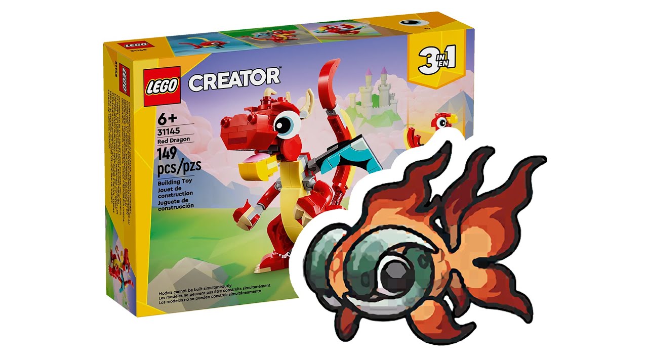 Build a Pokemon Chi-Yu from official Lego set! - YouTube