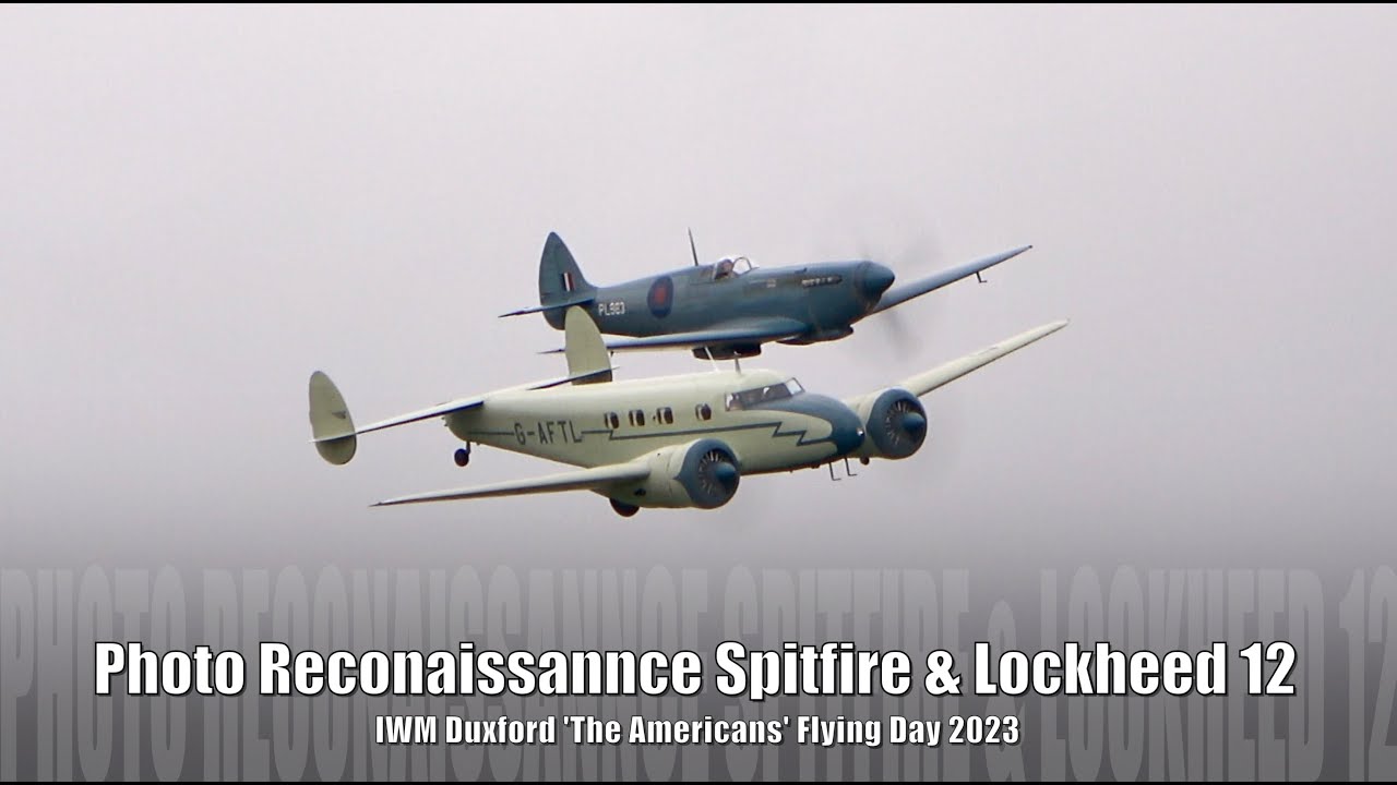 Photo Reconnaisance Spitfire & Lockheed 12 - YouTube