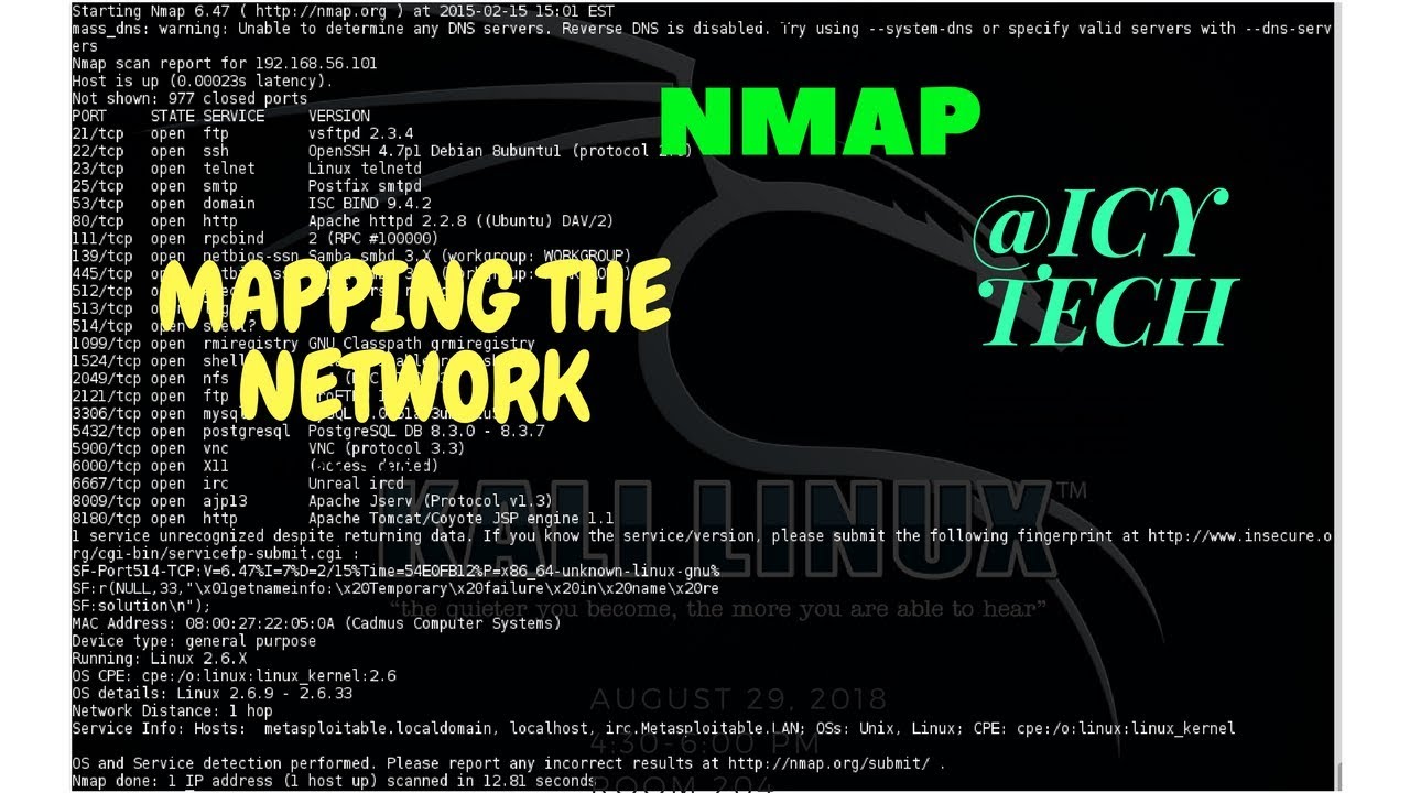SCANNING WITH NMAP IN KALI LINUX.!! - YouTube