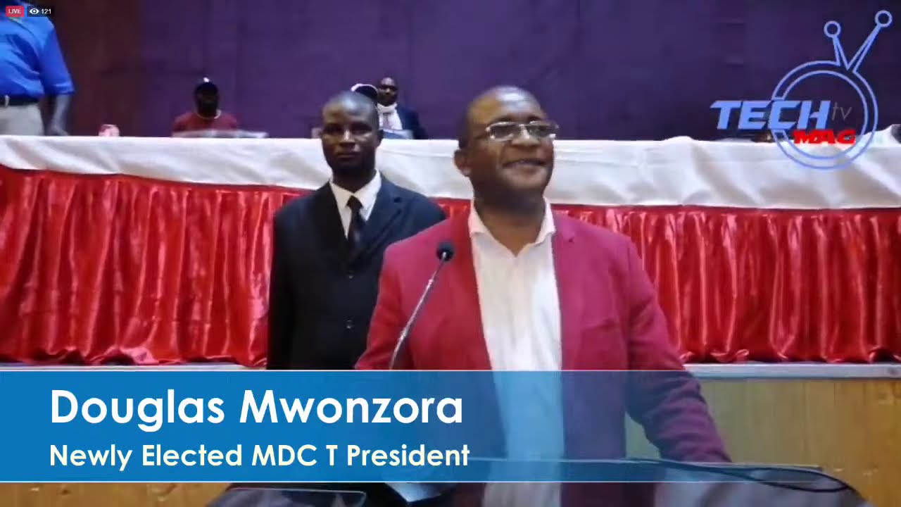 Douglas Mwonzora Announced Winner of the MDC T Extra ordinary congress ...