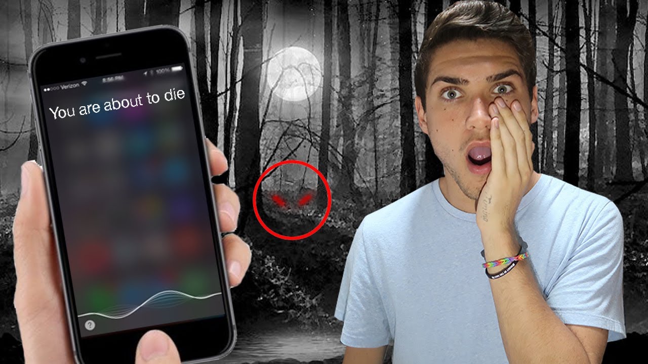 DO NOT TALK TO SIRI AT 3AM IN HAUNTED FOREST 3AM CHALLENGE IN do-not-talk-to-siri-at-3am-in-haunted-forest-3am-challenge-in
