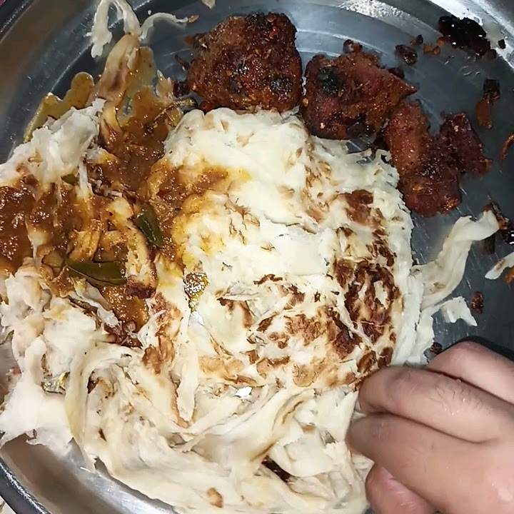 Porottagravychickenfryfoodtrendingbreakfastdinnertastyporotabarottagravychickenfry