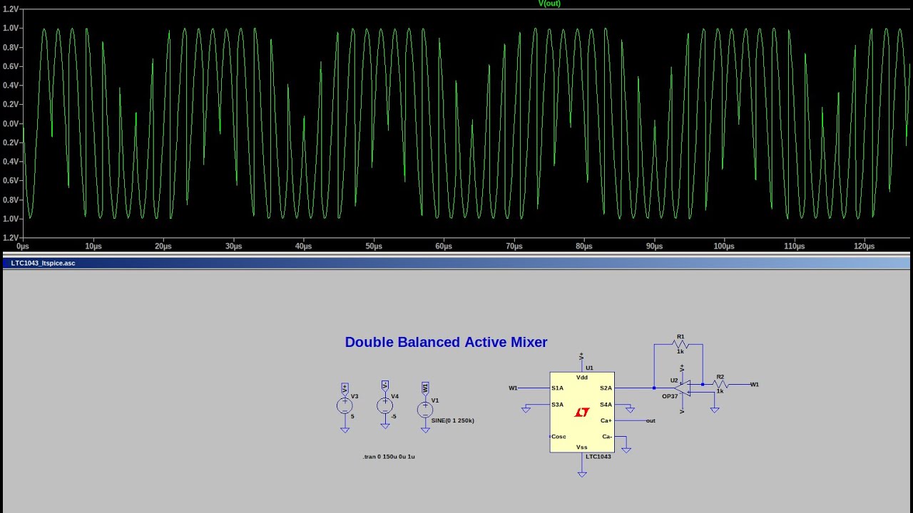 Electronic Basic 1:LTSpice design and simulate Double Balanced Active ...