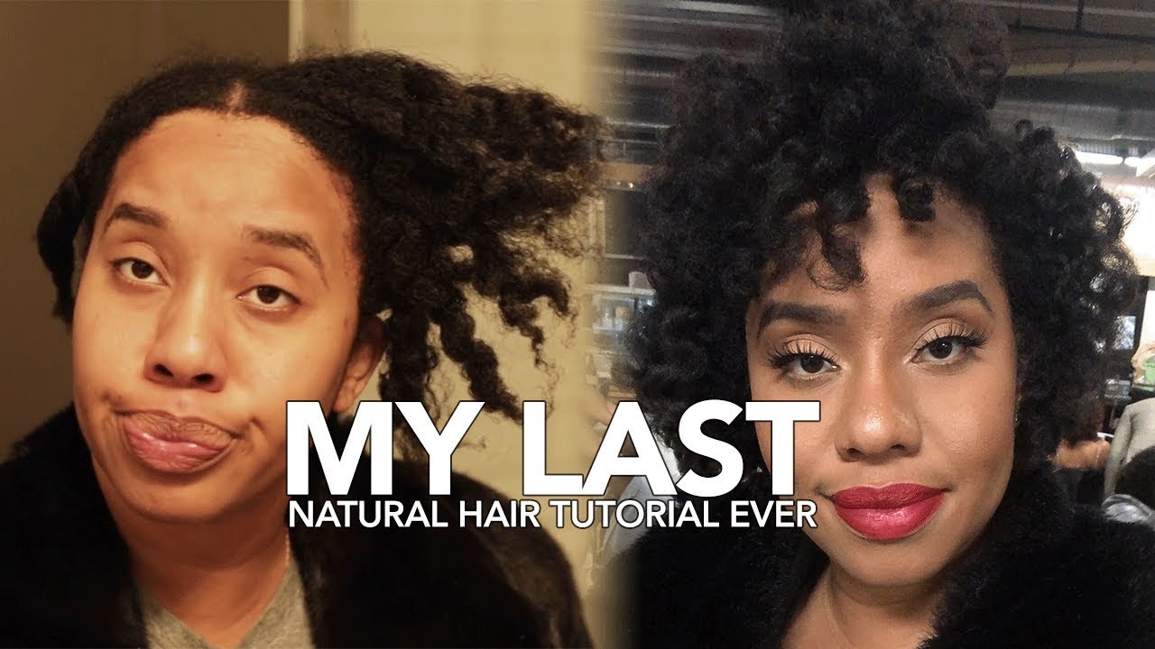 My Last Natural 4C Hair Tutorial Ever - YouTube