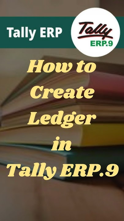 How to create Ledger in Tally ERP.9? #shorts #tally #tallyerp9 # ...