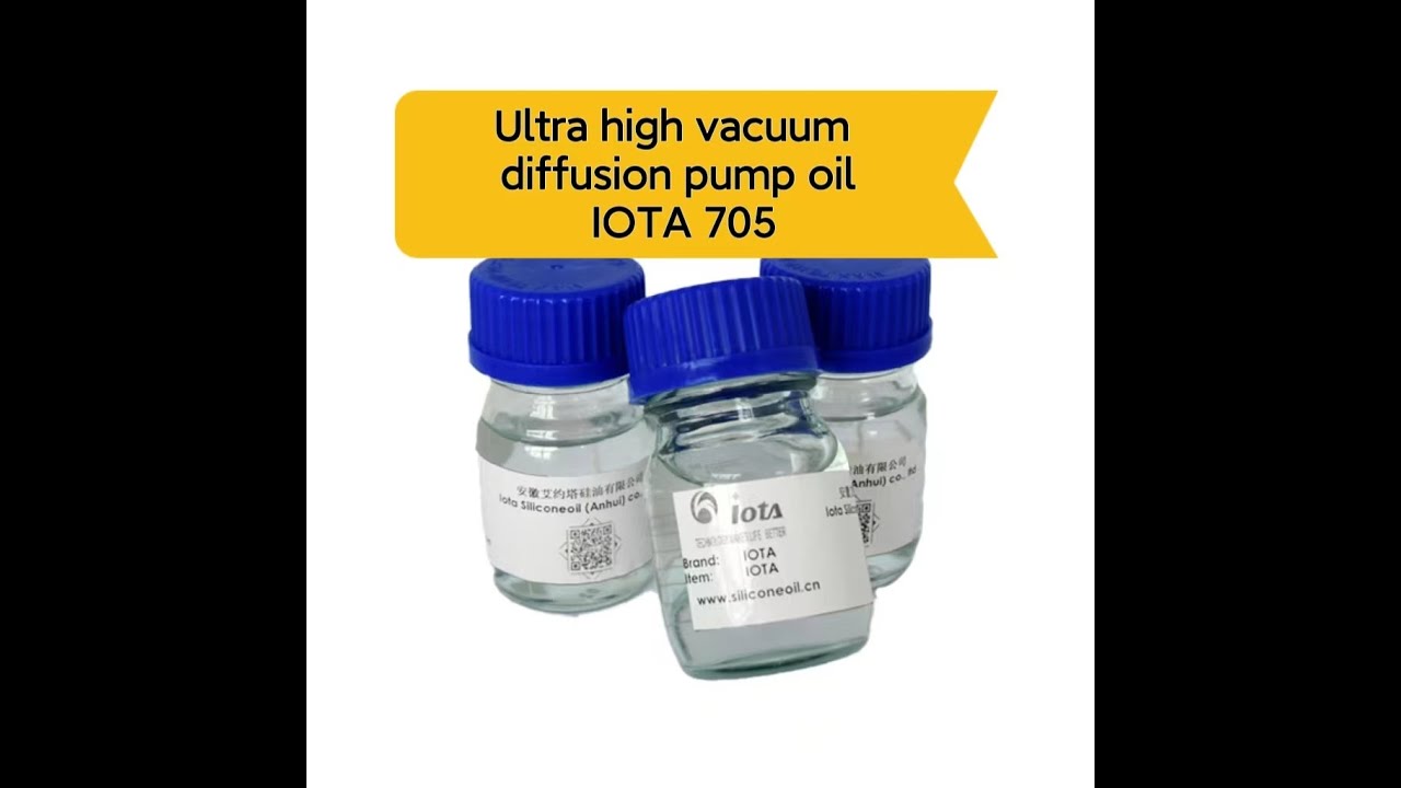 Ultra-High Vacuum Diffusion Pump Oil IOTA705, the Tech Choice! - YouTube