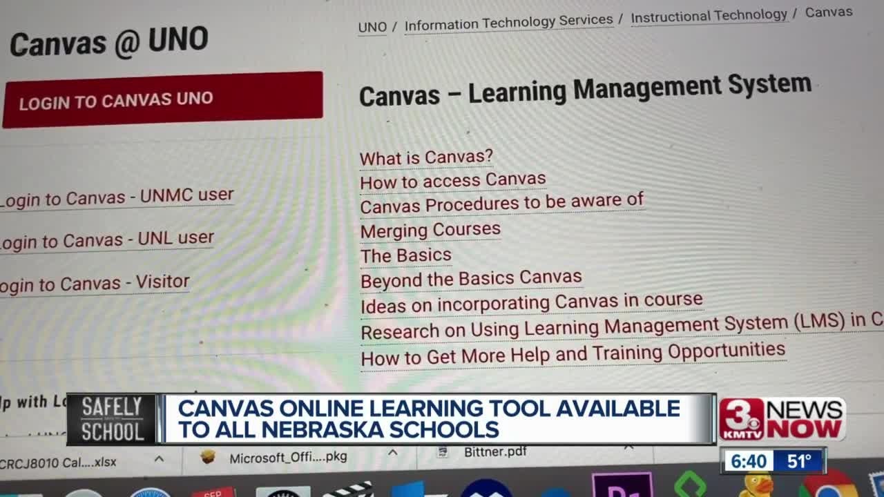 Canvas online learning tool available to Nebraska schools - YouTube