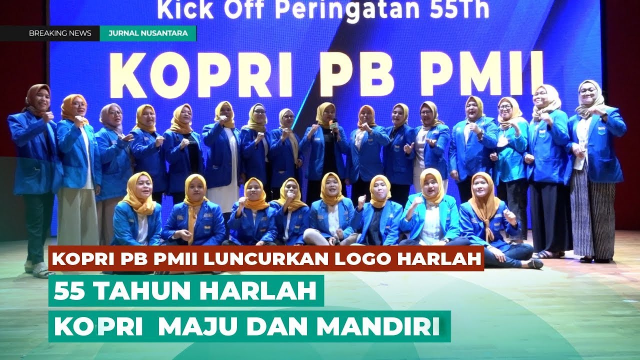 KOPRI PB PMII Luncurkan Logo Harlah ke-55 - YouTube