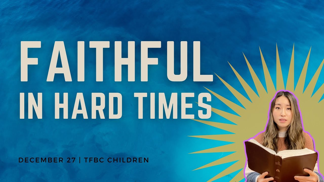 Faithful in Hard Times- Kids Bible Story - YouTube