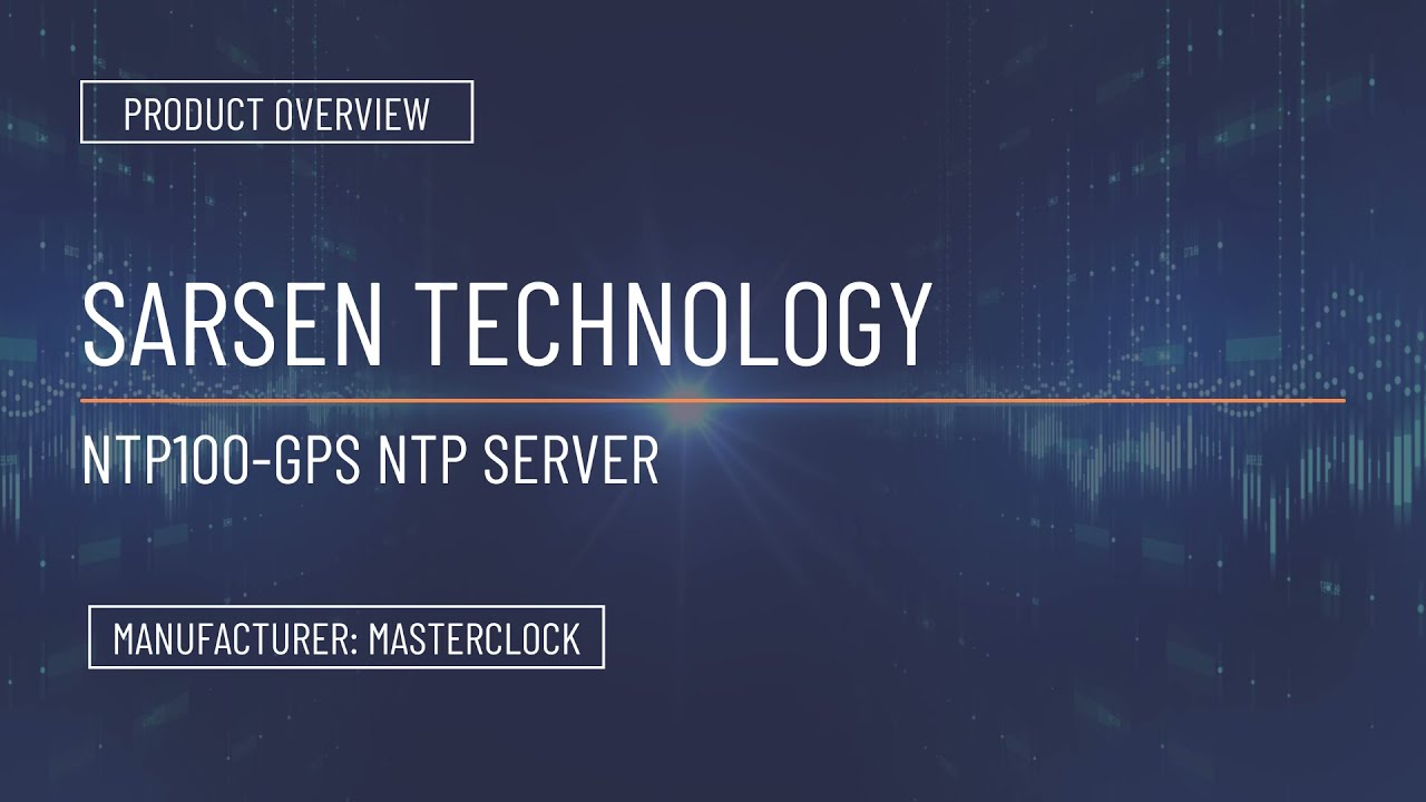 Product Overview | NTP100-GPS NTP Time Server - YouTube