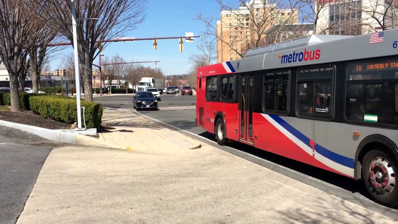 WMATA Metrobus 2006 New Flyer D40LFR #6178 On Route F8 - YouTube