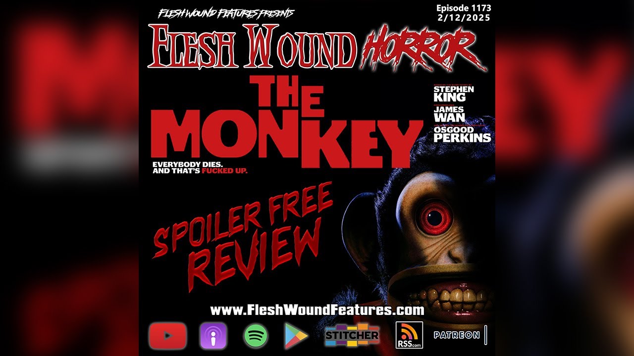 THE MONKEY (2025) | Flesh Wound HORROR | Review | Osgood Perkins ...