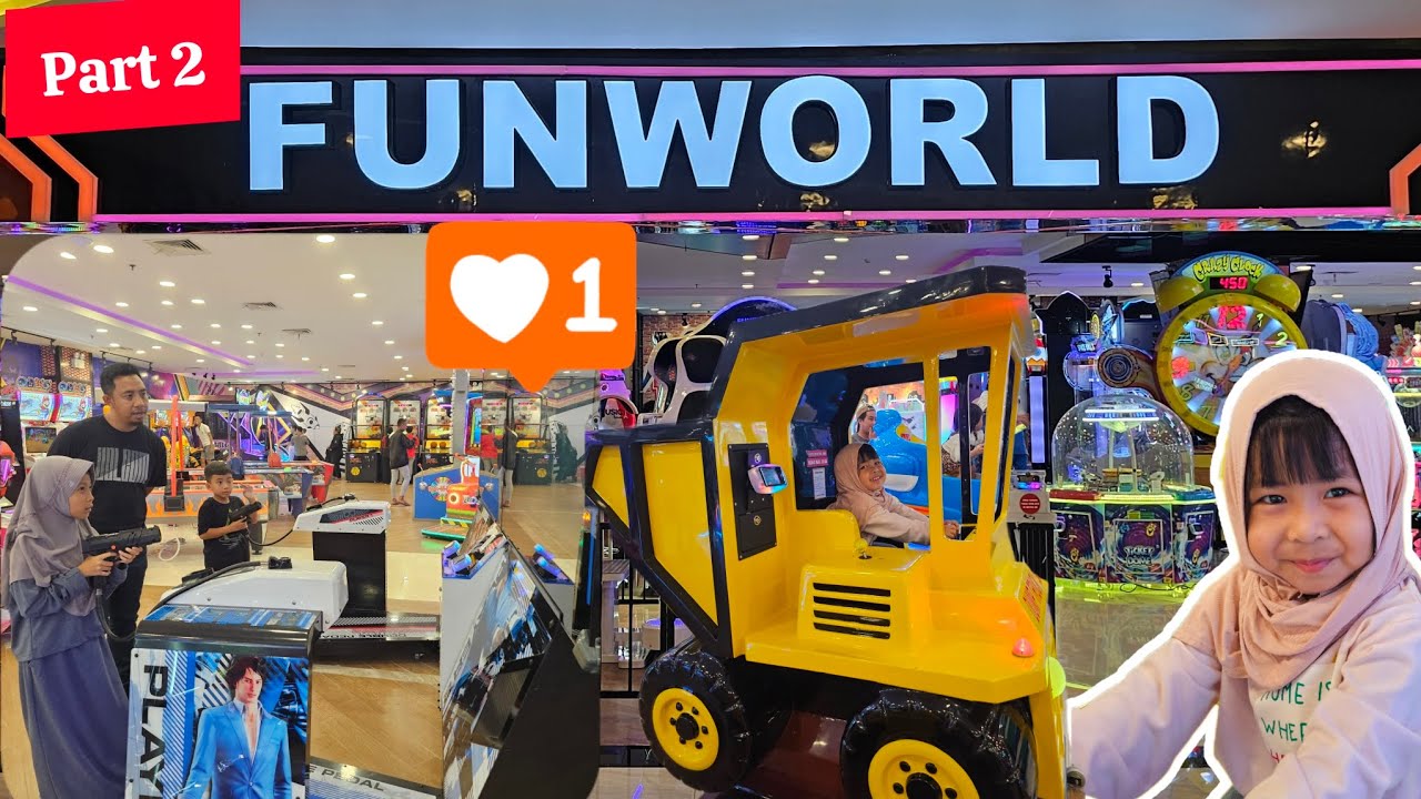MAIN DI FUNWORLD PENTACITY BALIKPAPAN PART 2 #ghaitsaaurelia #funworld ...