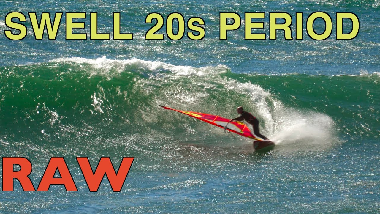 Brice Point Break Windsurfing - Heavy 20s Swell Period - YouTube