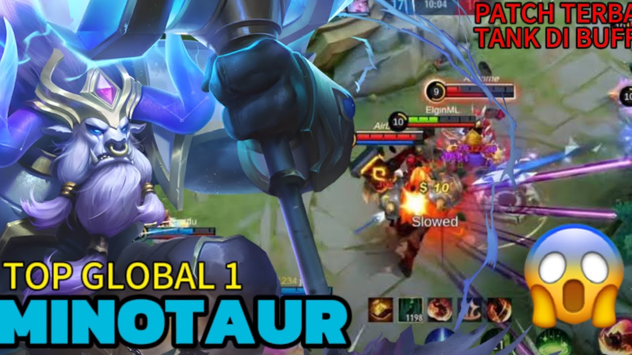 MINOTAUR BEST BUILD AND EMBLEM 2024-21 ASSIST-ROAM MINOTAUR GAMEPLAY ...