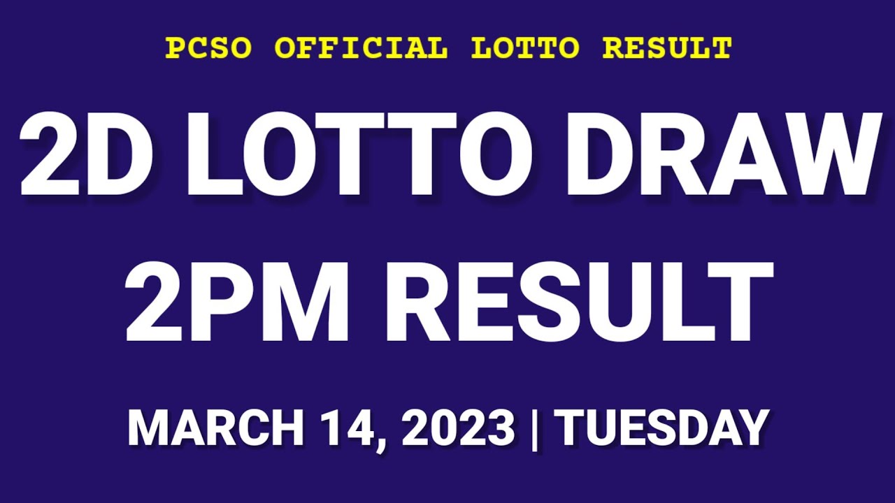 2D LOTTO RESULT 2PM DRAW March 14, 2023 PCSO EZ2 LOTTO RESULT TODAY 1ST ...