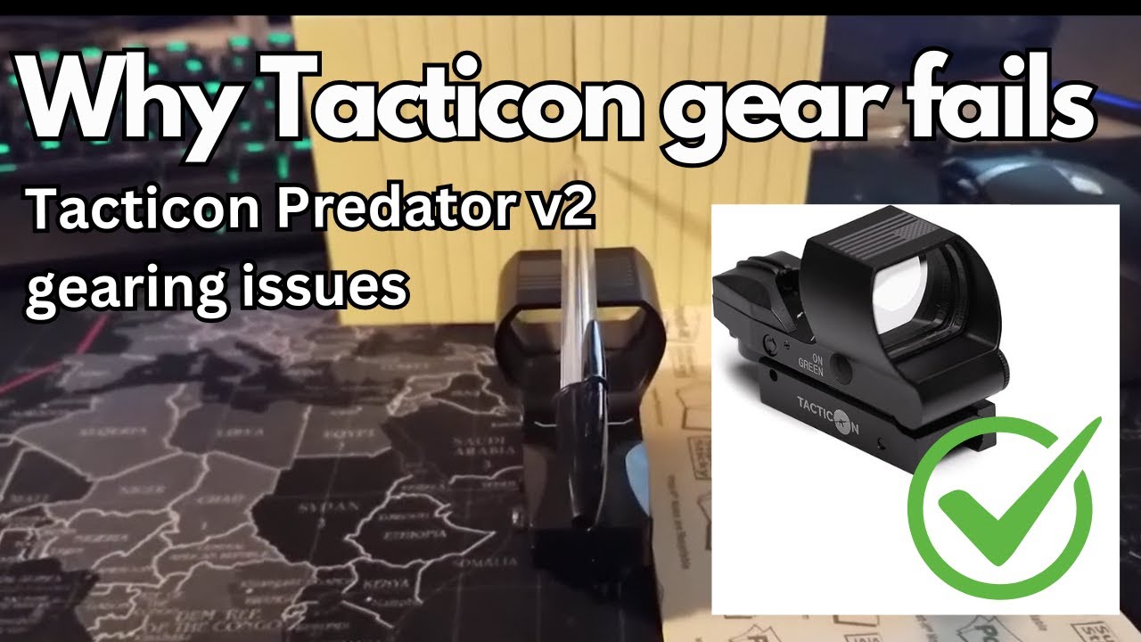 Why Tacticon gear fails, Tacticon Predator v2 gearing issue - YouTube