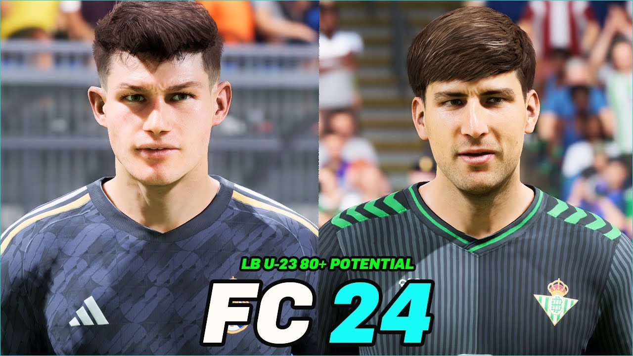 FC 24 | BEST YOUNG LB U-23 80+ POTENTIAL WITH REAL FACES - YouTube
