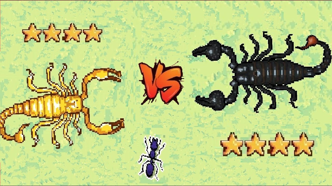 EMPEROR SCORPION VS GOLDEN SCORPION - Pocket ants - YouTube