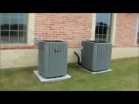 Amana, Trane XR13, & Rheem Central Air Conditioners @ a Comercial ...