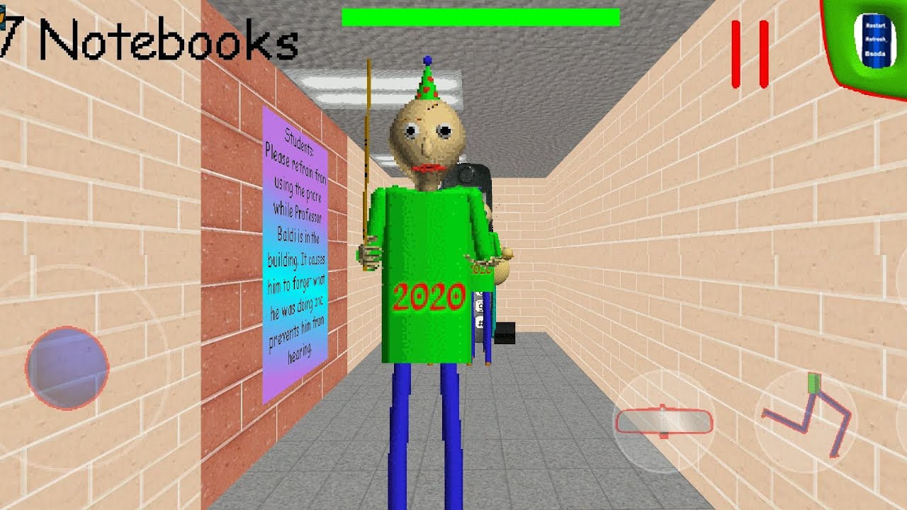 I Used B'soda to Trap Them in Corner|Baldi Basics EP 39 - YouTube