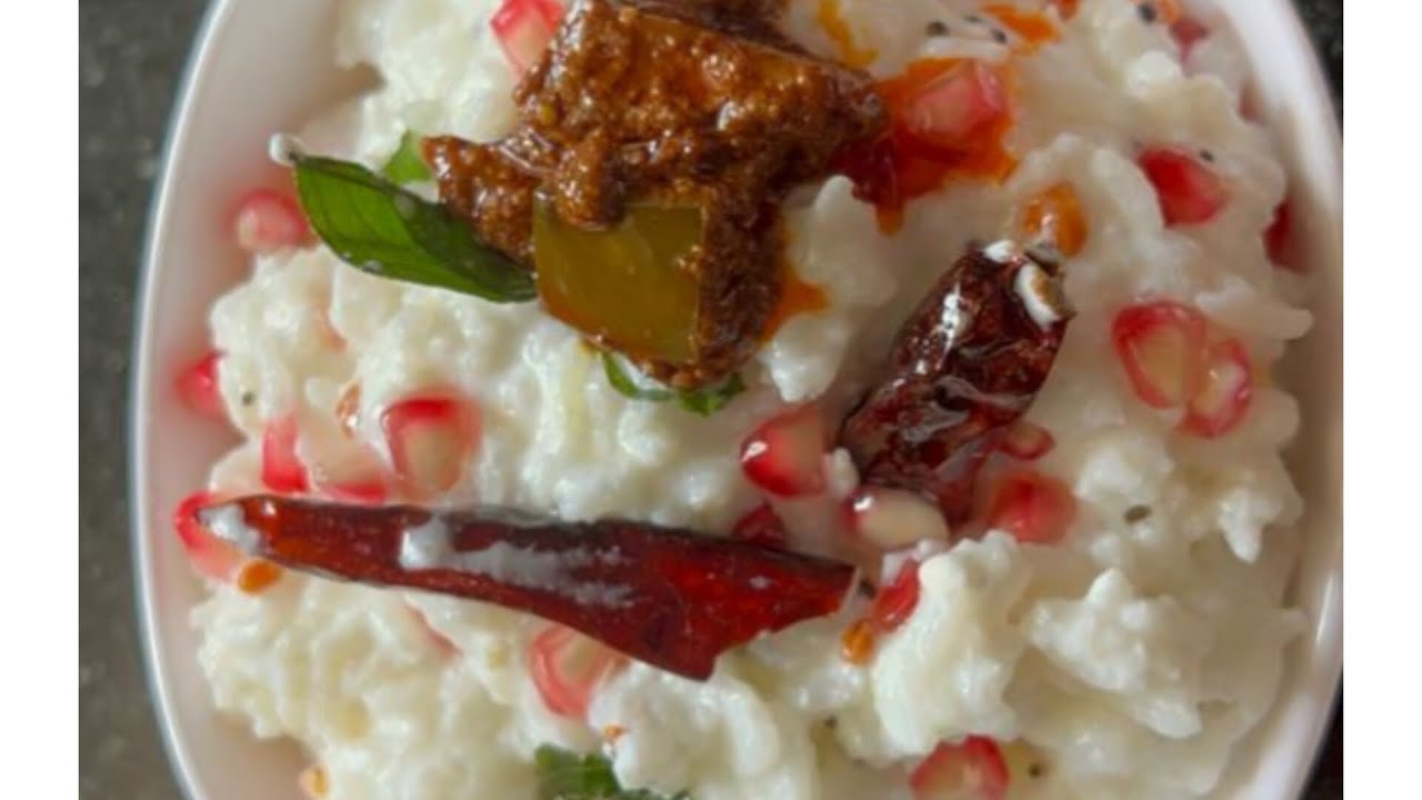 Curd Rice/Mosaranna/ಮೊಸರನ್ನ /quick and tasty curd rice - YouTube