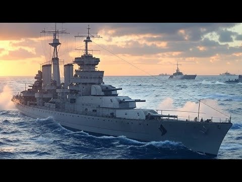 HMS Warspite vs SMS Helgoland - YouTube
