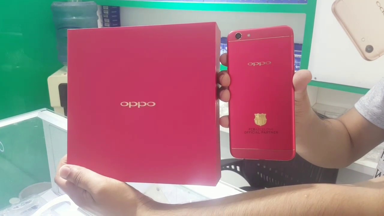 Oppo F3 red | F3 red FCB Limited Edition - YouTube